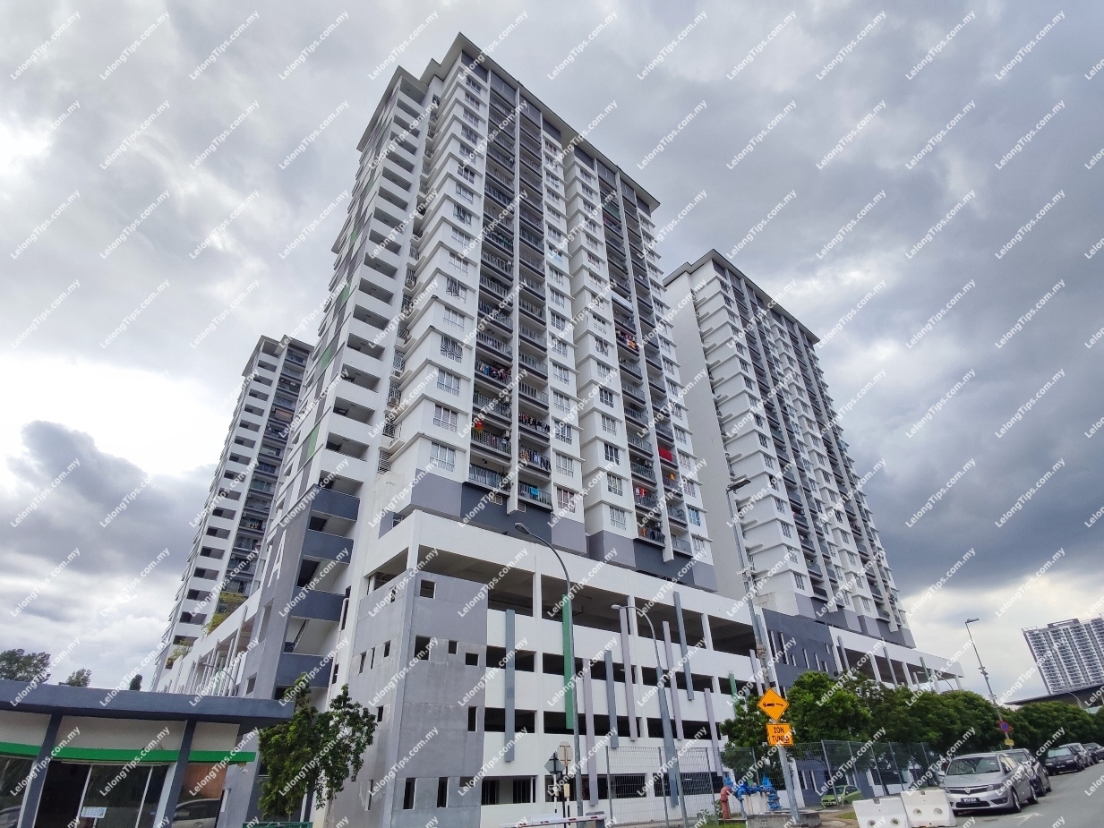 Auction Residensi Hijauan Condominium in Shah Alam Selangor for RM608000