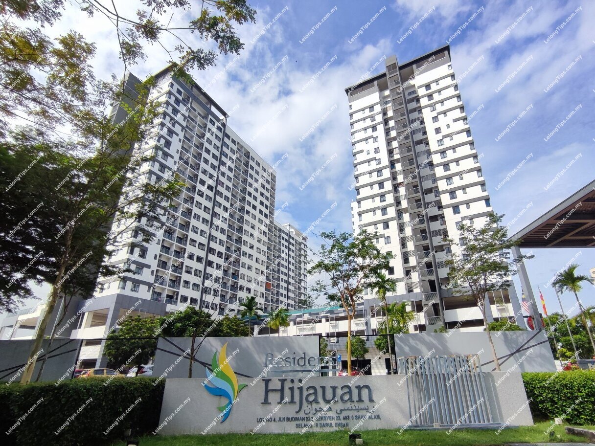 Auction Residensi Hijauan Condominium in Shah Alam Selangor for RM369000