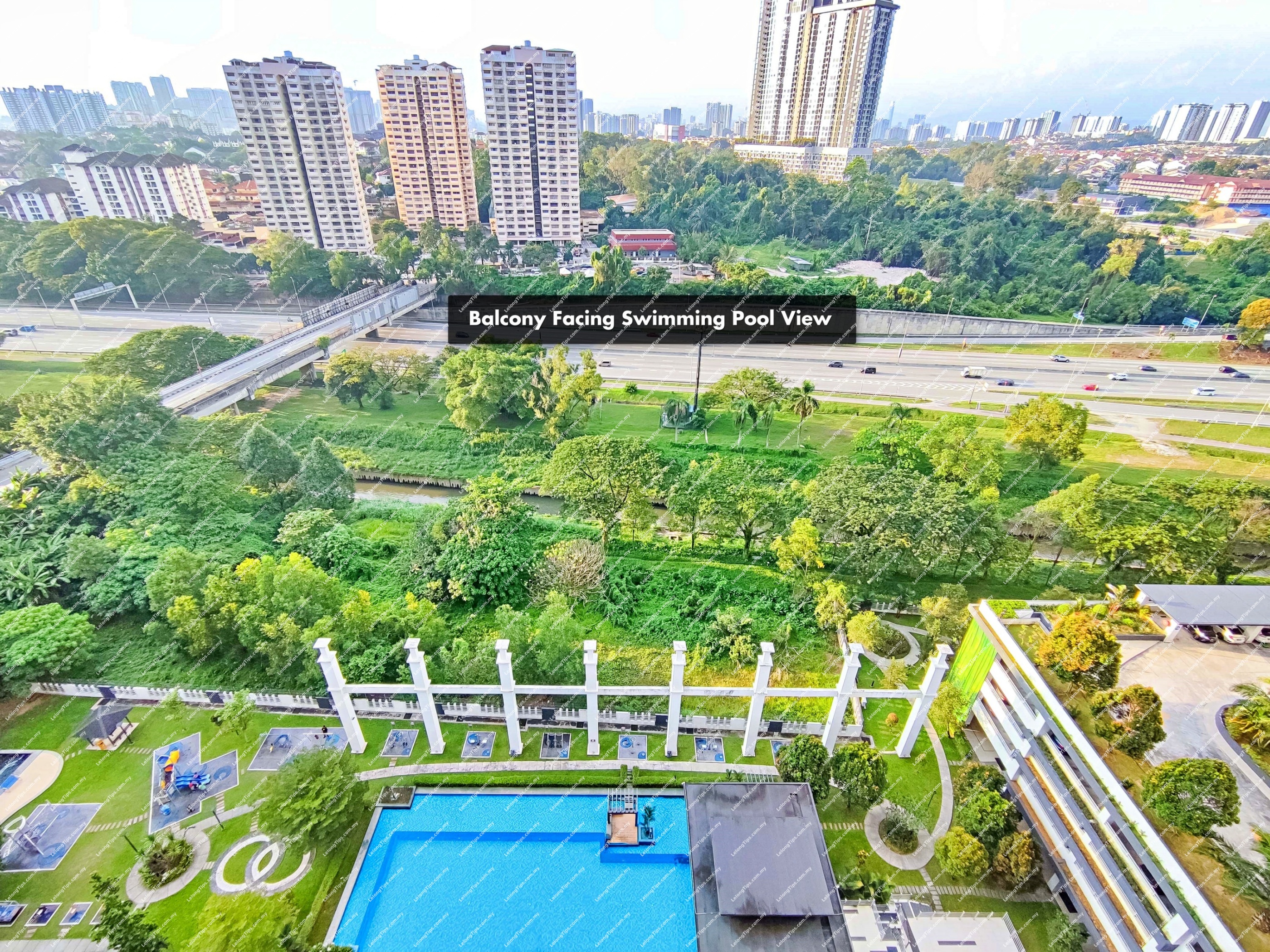 [Great investment choice; Balcony facing swimming pool view ...